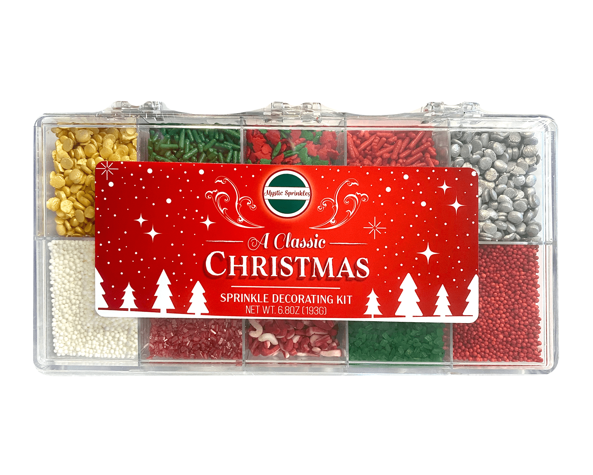 Mystic Sprinkles A Classic Christmas Sprinkle Decorating Kit 6.8 oz ...