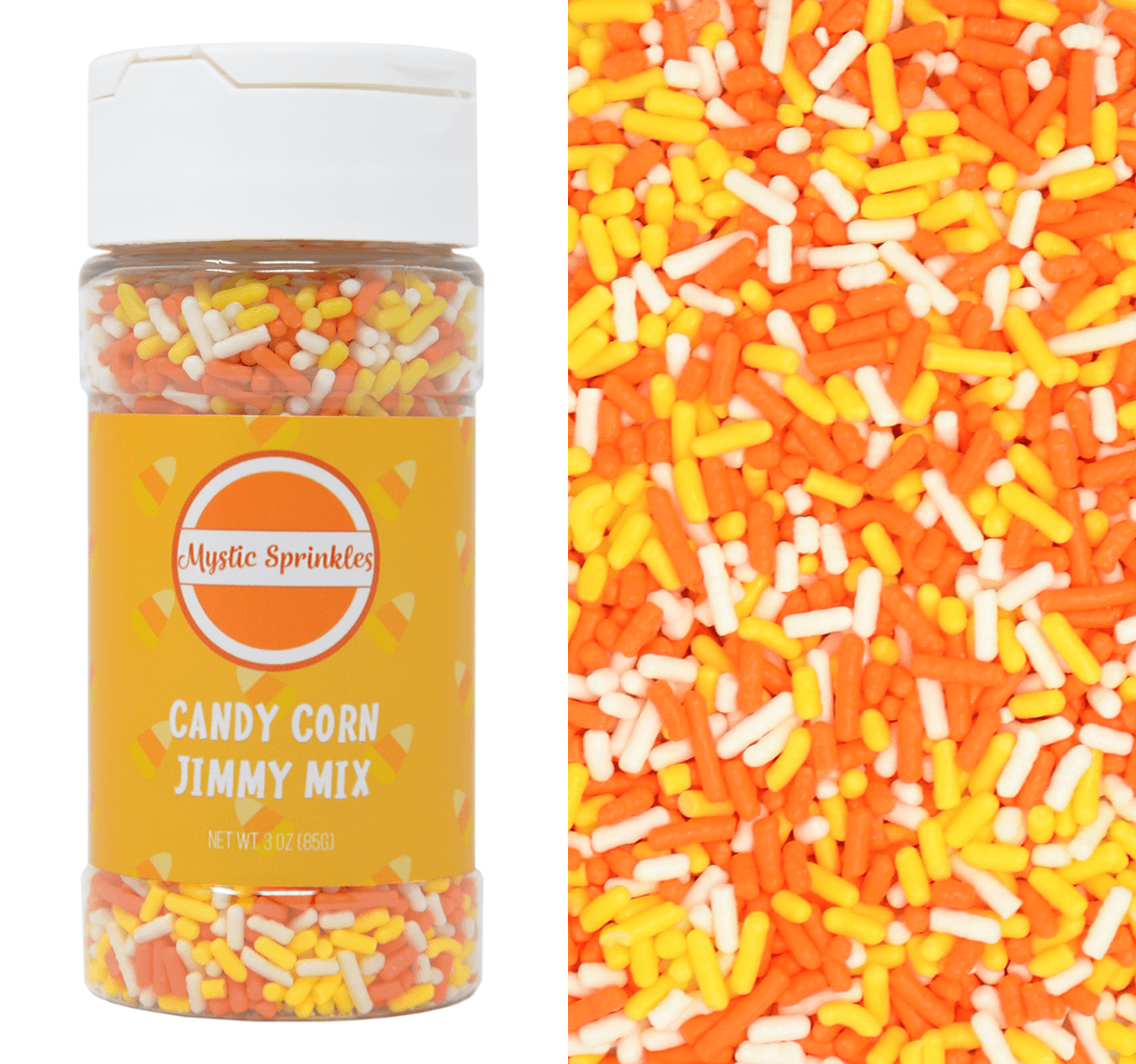Mystic Sprinkles Candy Corn Jimmy Mix 3 Ounce Bottle - Walmart.com