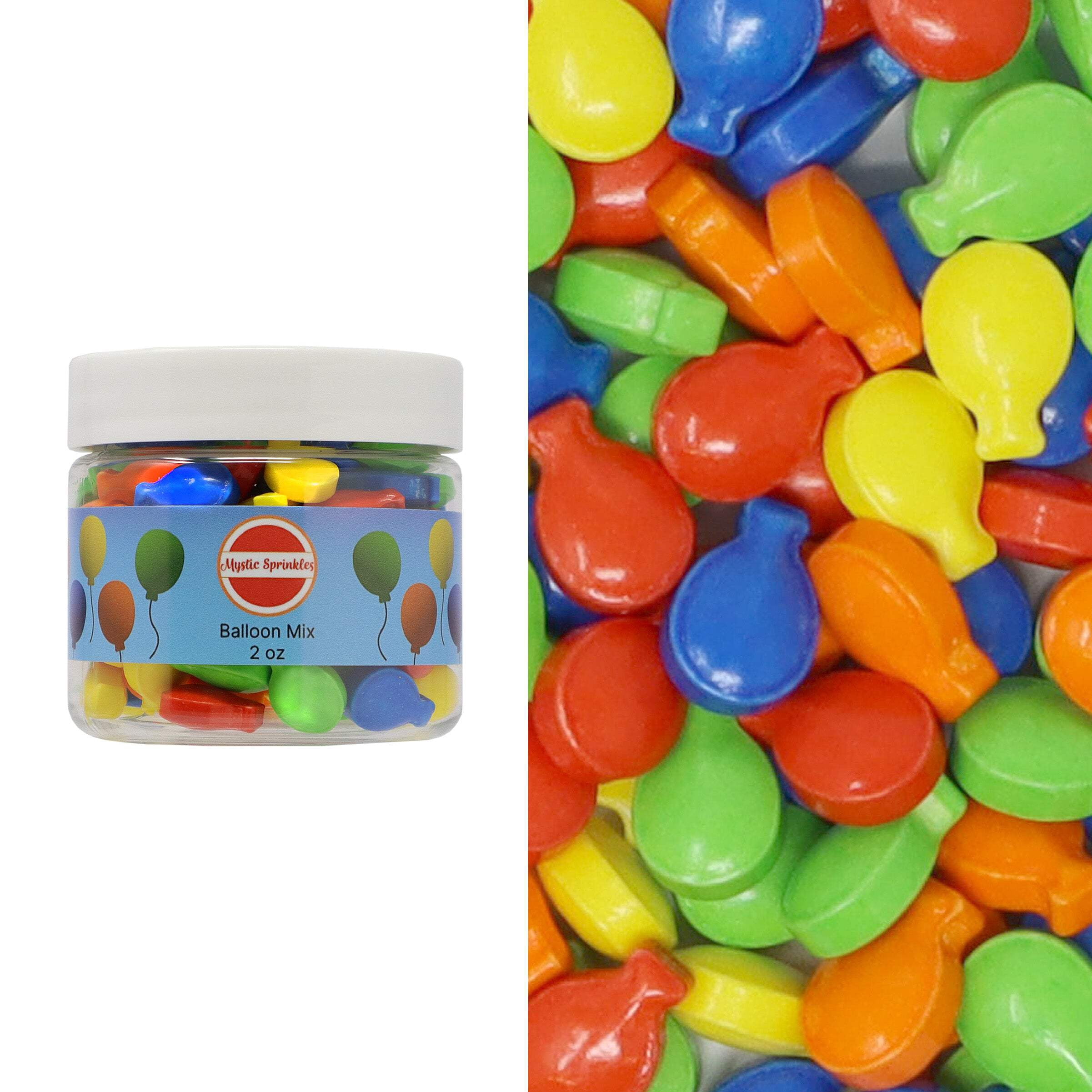 Mystic Sprinkles Candy Shapes Balloons Mix 2oz - Walmart.com