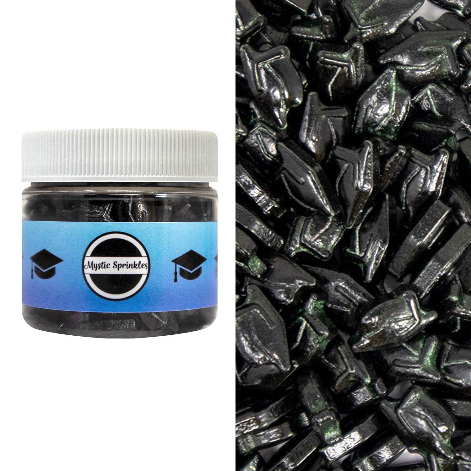 Mystic Sprinkles Candy Shapes Graduation Caps 2oz - Walmart.com