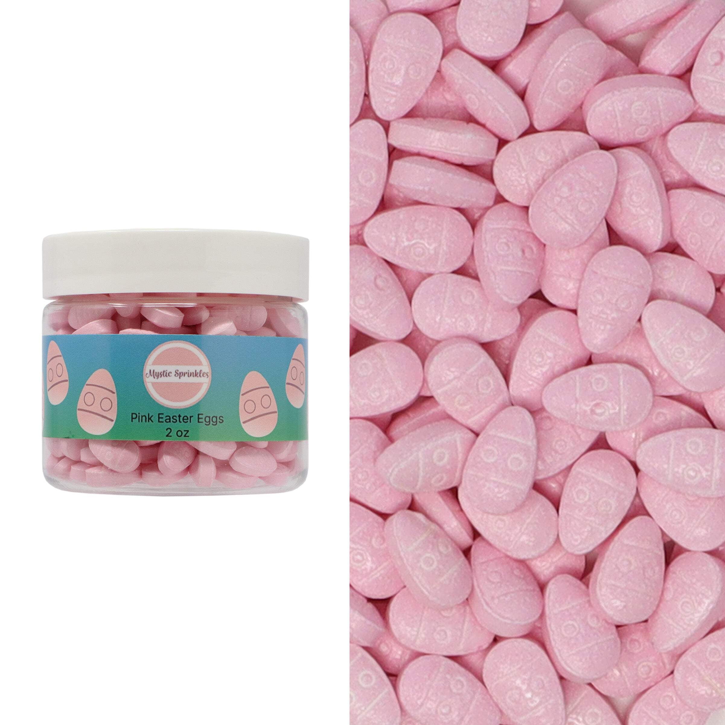 Mystic Sprinkles Candy Shapes Pink Easter Eggs 2oz - Walmart.com