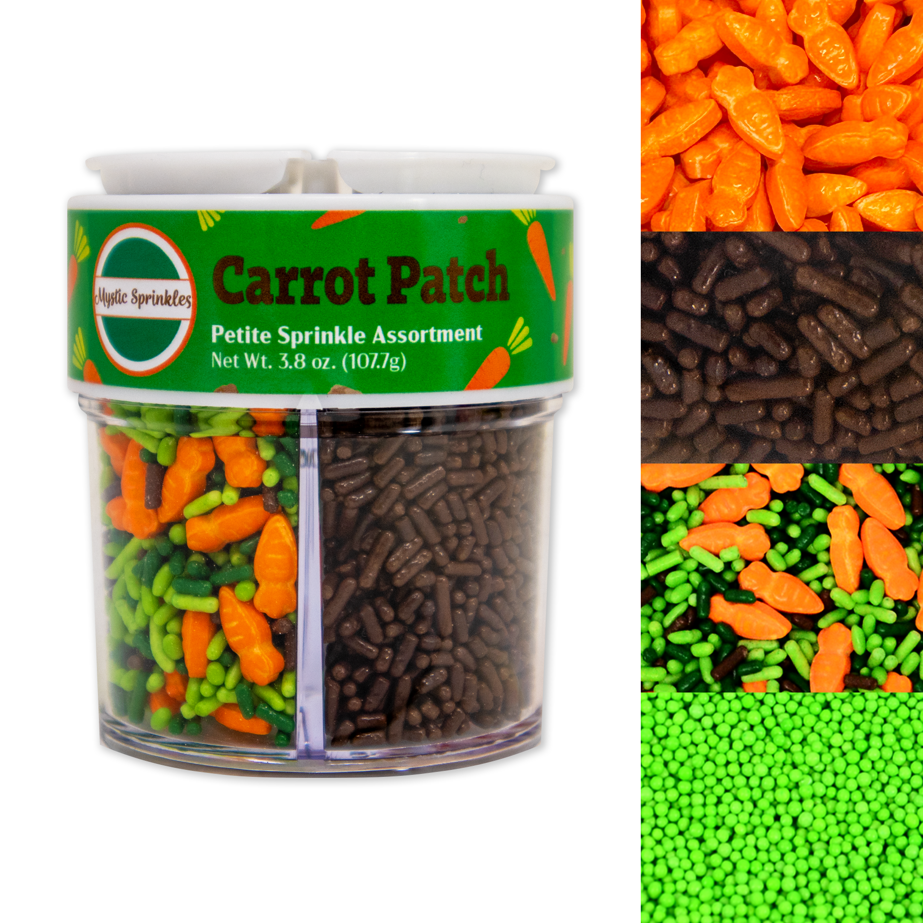 Mystic Sprinkles Carrot Patch Petite Sprinkle Assortment 3.8oz ...