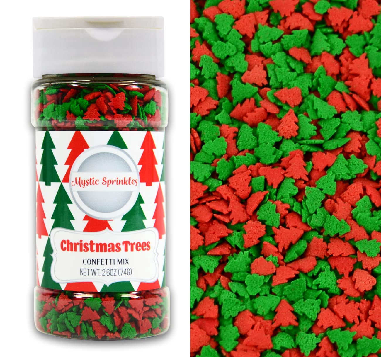 Mystic Sprinkles Christmas Holiday GGA1 Sprinkle Mixes (Christmas Trees ...