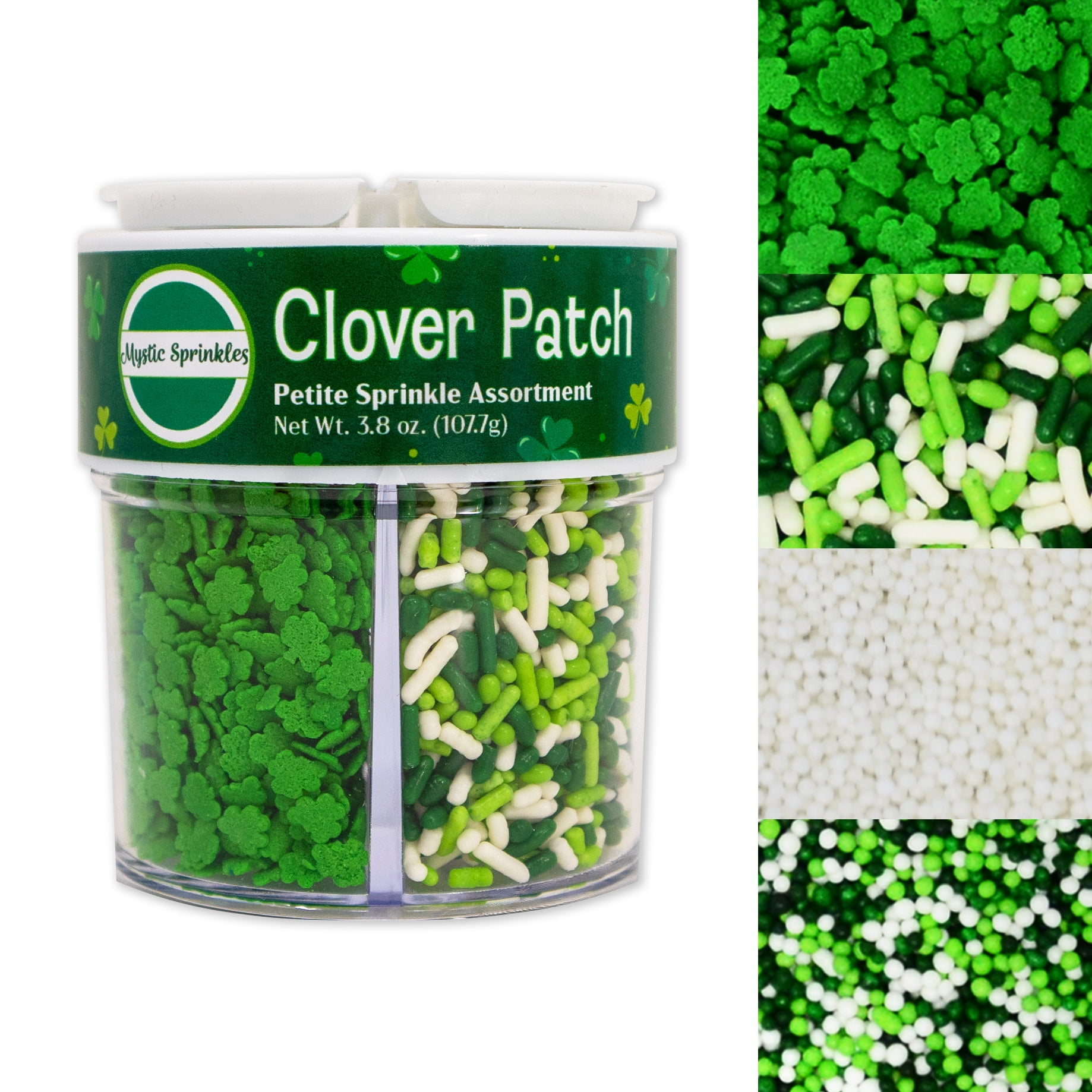 Mystic Sprinkles Clover Patch Petite Sprinkle Assortment 3.8oz ...