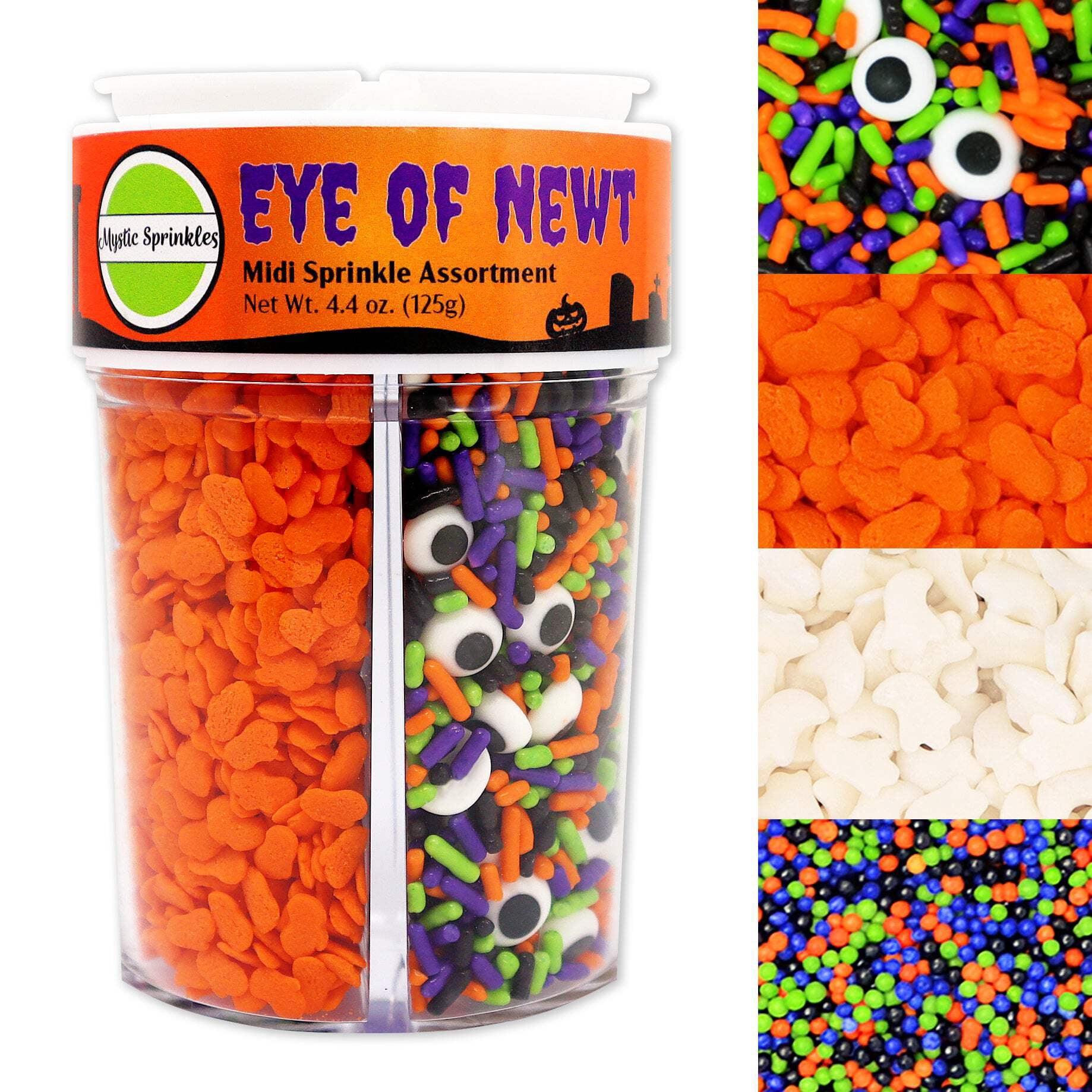 Mystic Sprinkles Eye of Newt Midi Sprinkle Assortment 4.4oz - Walmart.com