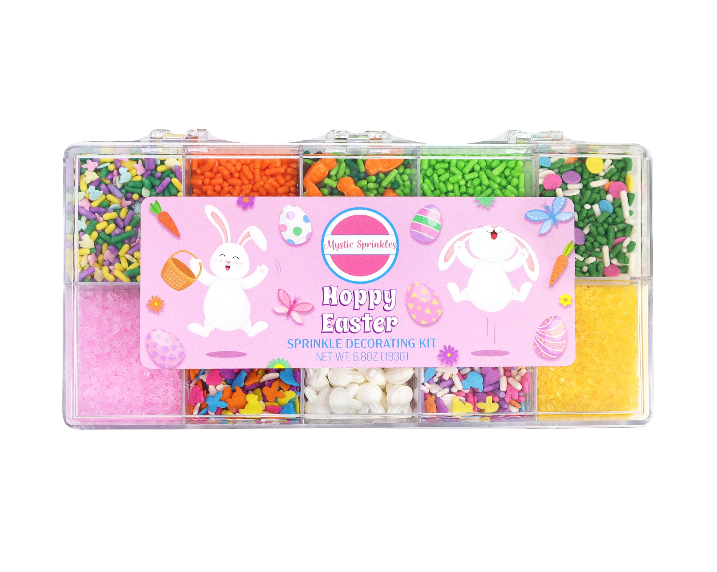 Mystic Sprinkles Hoppy Easter Sprinkle Decorating Kit 6.8oz - Walmart.com