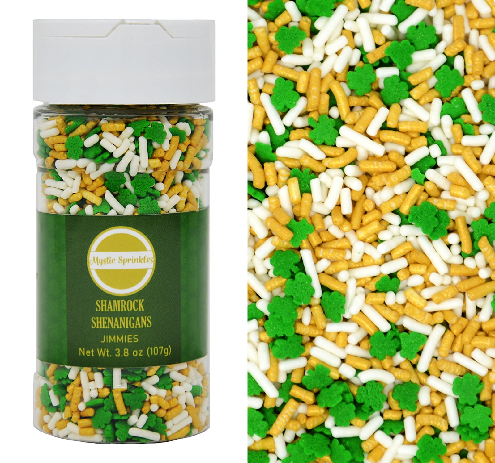 Mystic Sprinkles Shamrock Shenanigans Sprinkle Mix 3 oz - Walmart.com