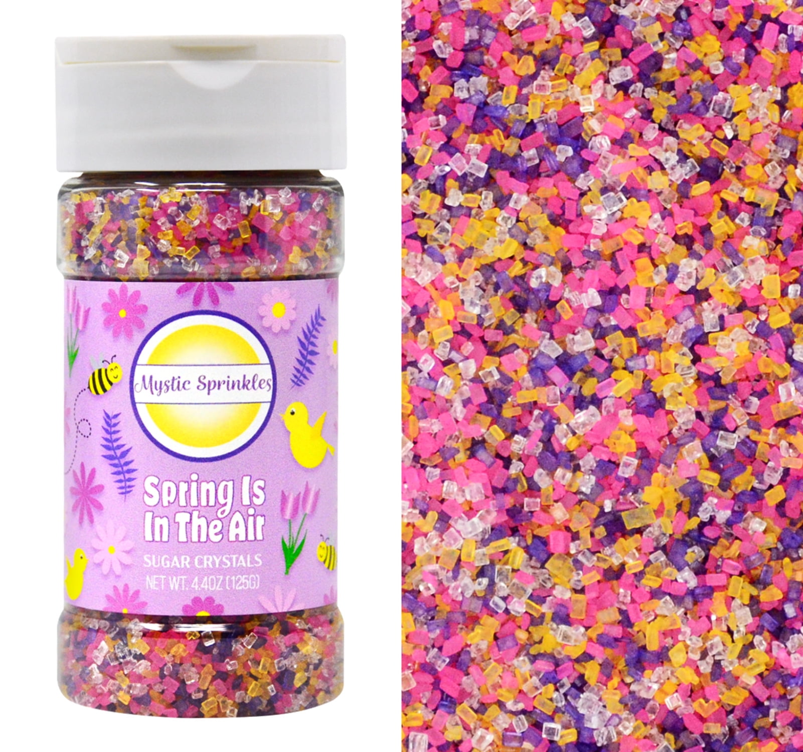 Mystic Sprinkles Spring Is In The Air Sugar Crystals 4.4 oz. - Walmart.com