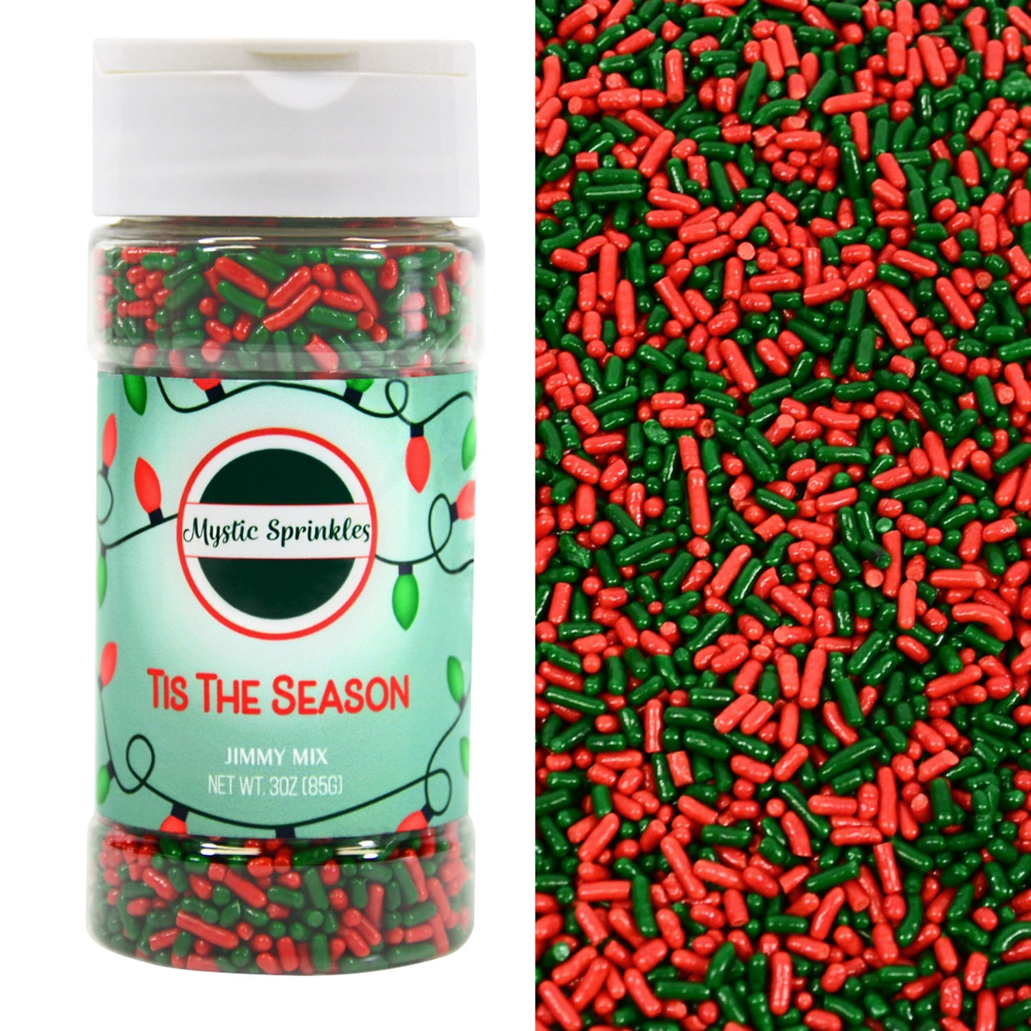 Mystic Sprinkles Tis The Season Jimmy Sprinkle Mix 3 oz - Walmart.com