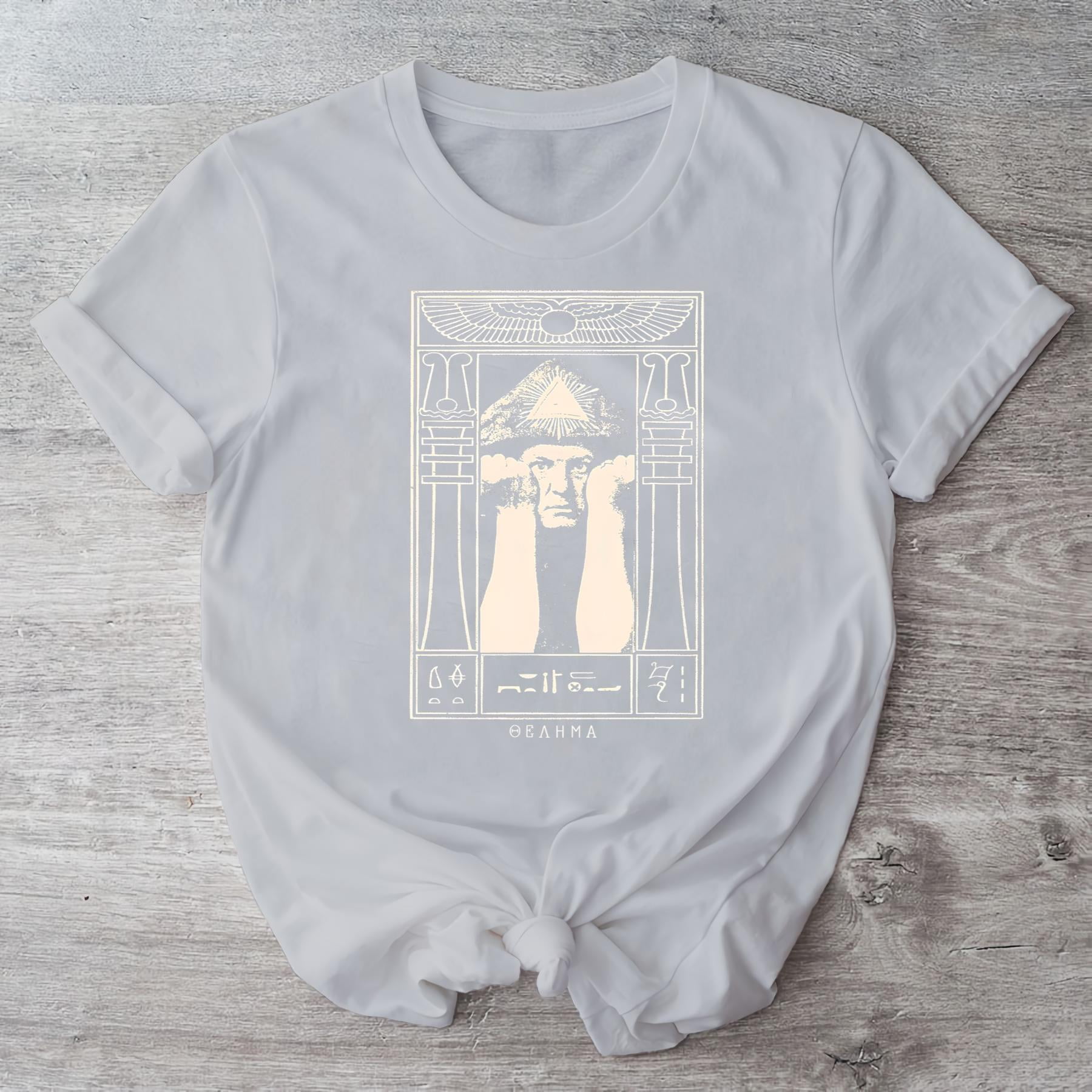 Mystic Symbol Graphic Shirt – Abstract Esoteric-Inspired Design for ...