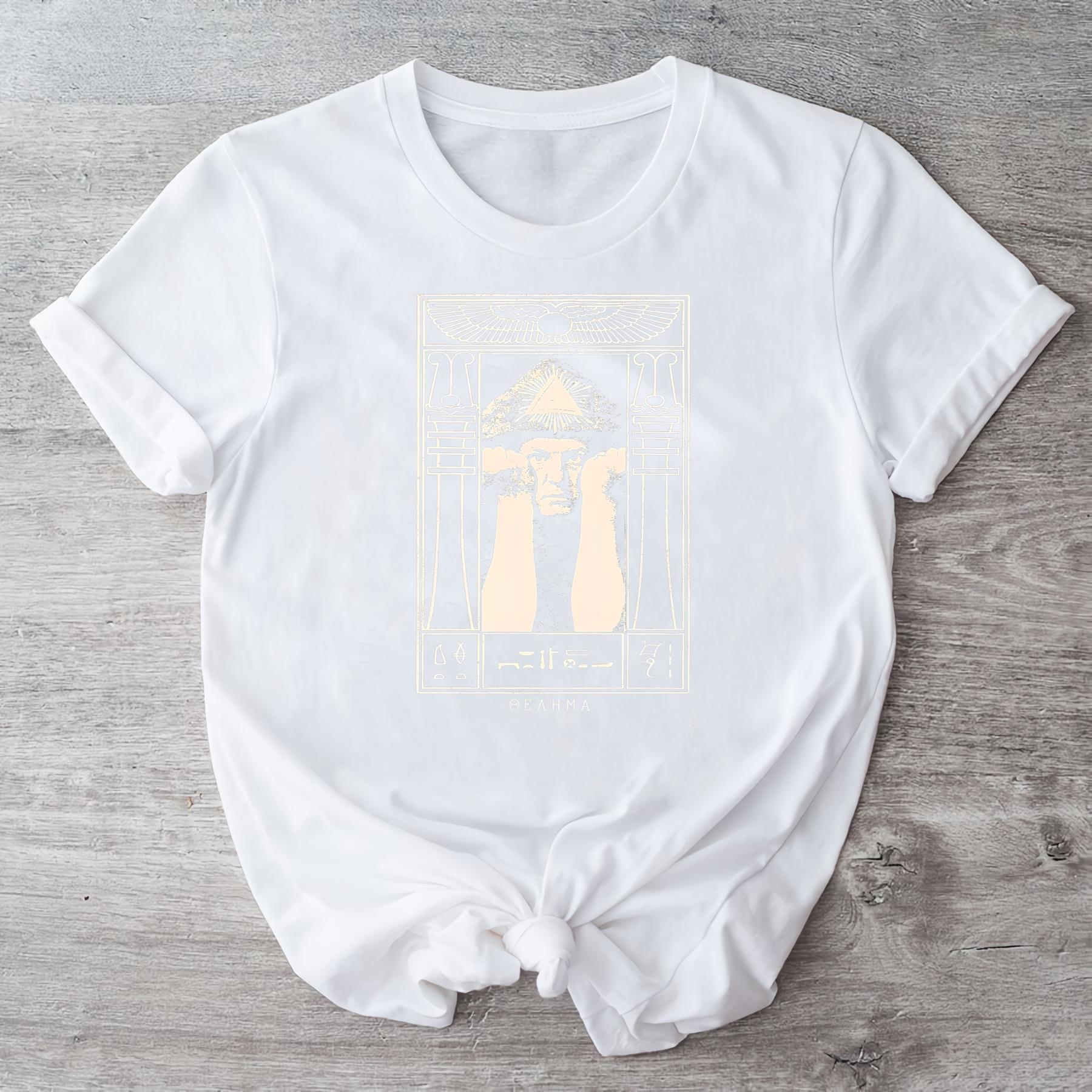 Mystic Symbol Graphic Shirt – Abstract Esoteric-Inspired Design for ...