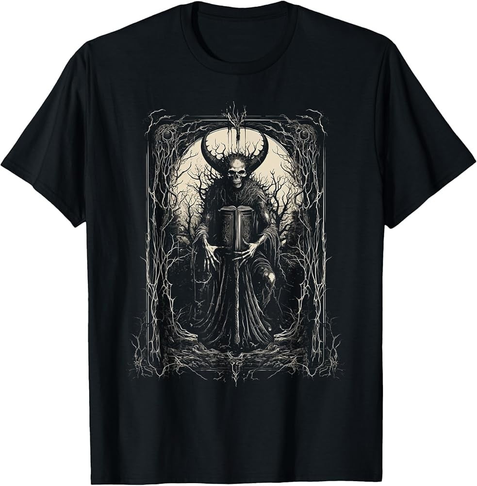 Mystic Tarot Design Shirt – Fantasy Style Gothic Graphic Tee - Walmart.com