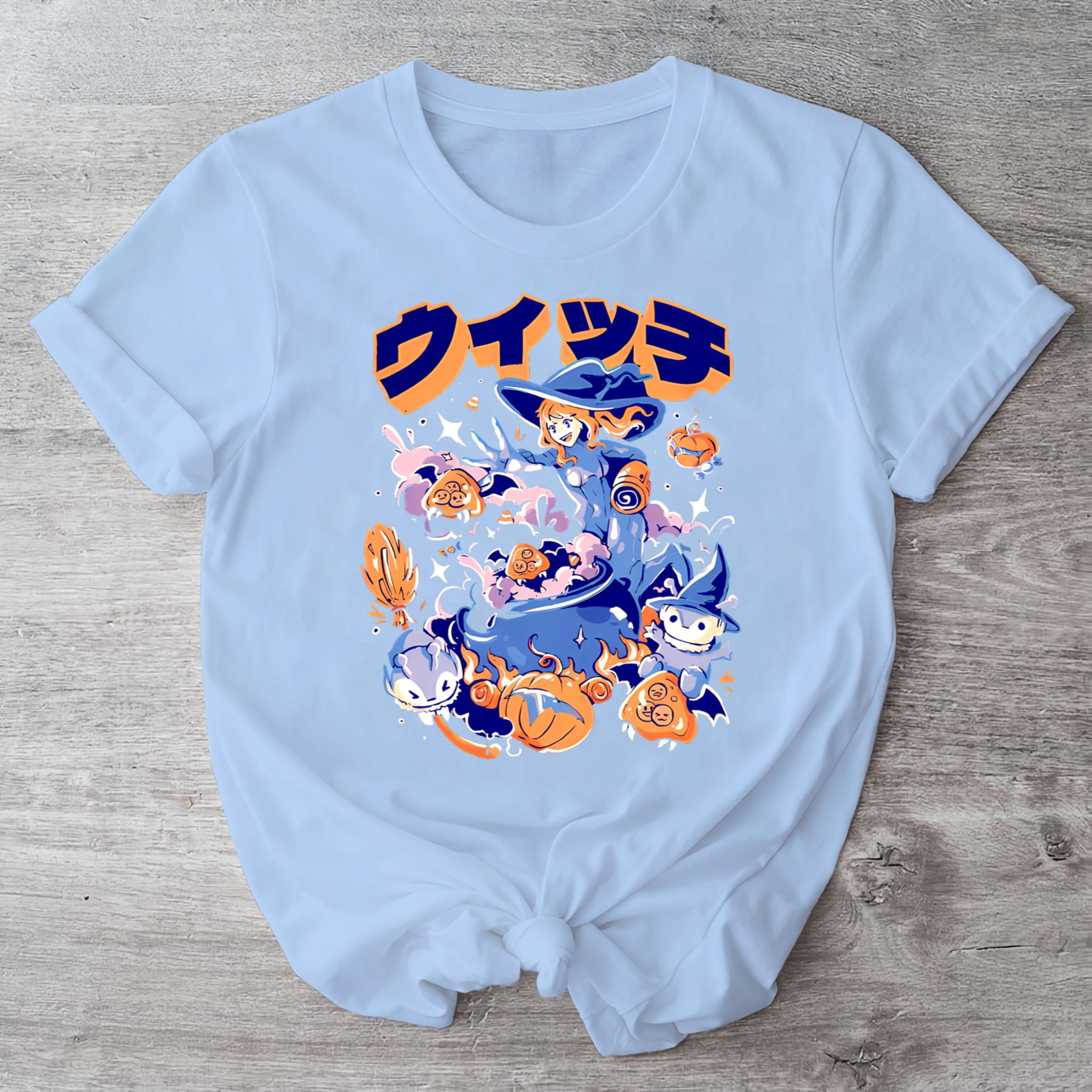 Mystic Warrior Witch Halloween Shirt – Sci-Fi Costume with Cauldron ...