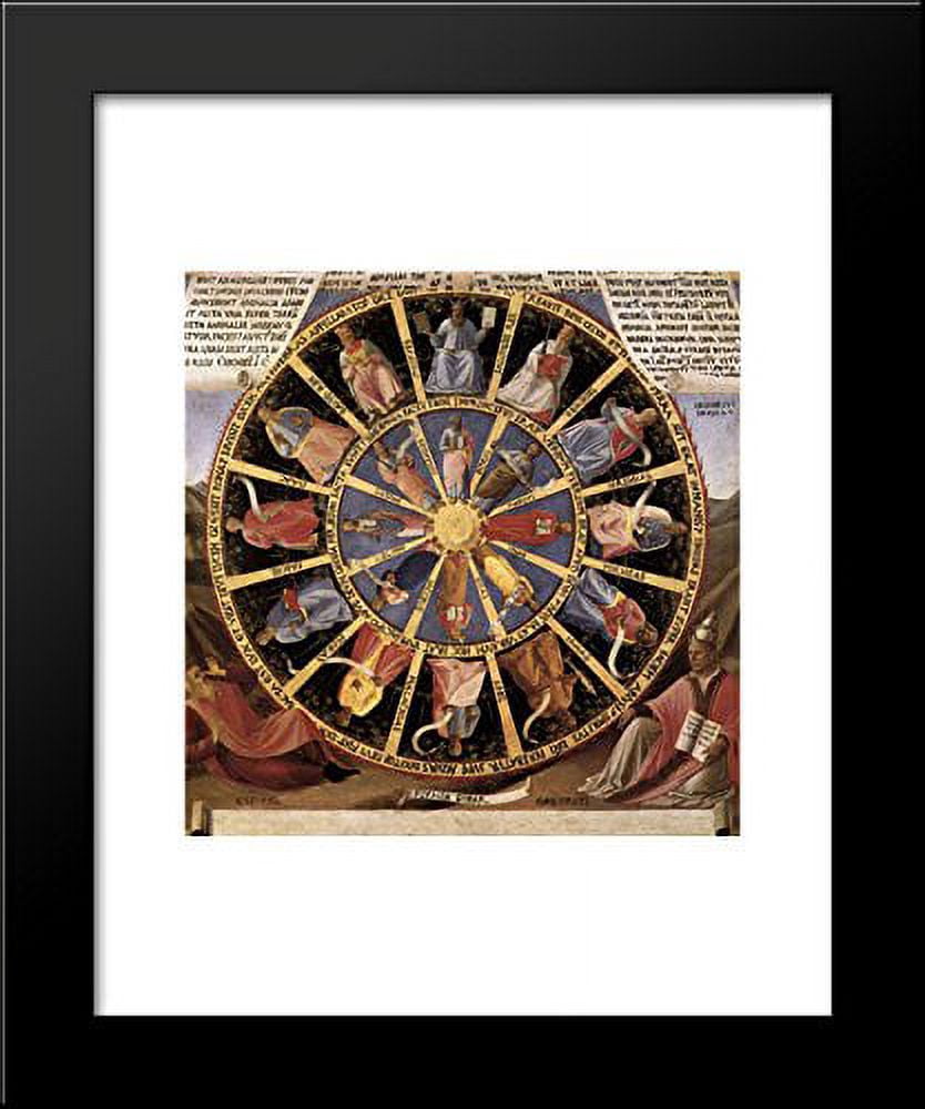Mystic Wheel (The Vision of Ezekiel) 20x24 Framed Art Print by Fra ...