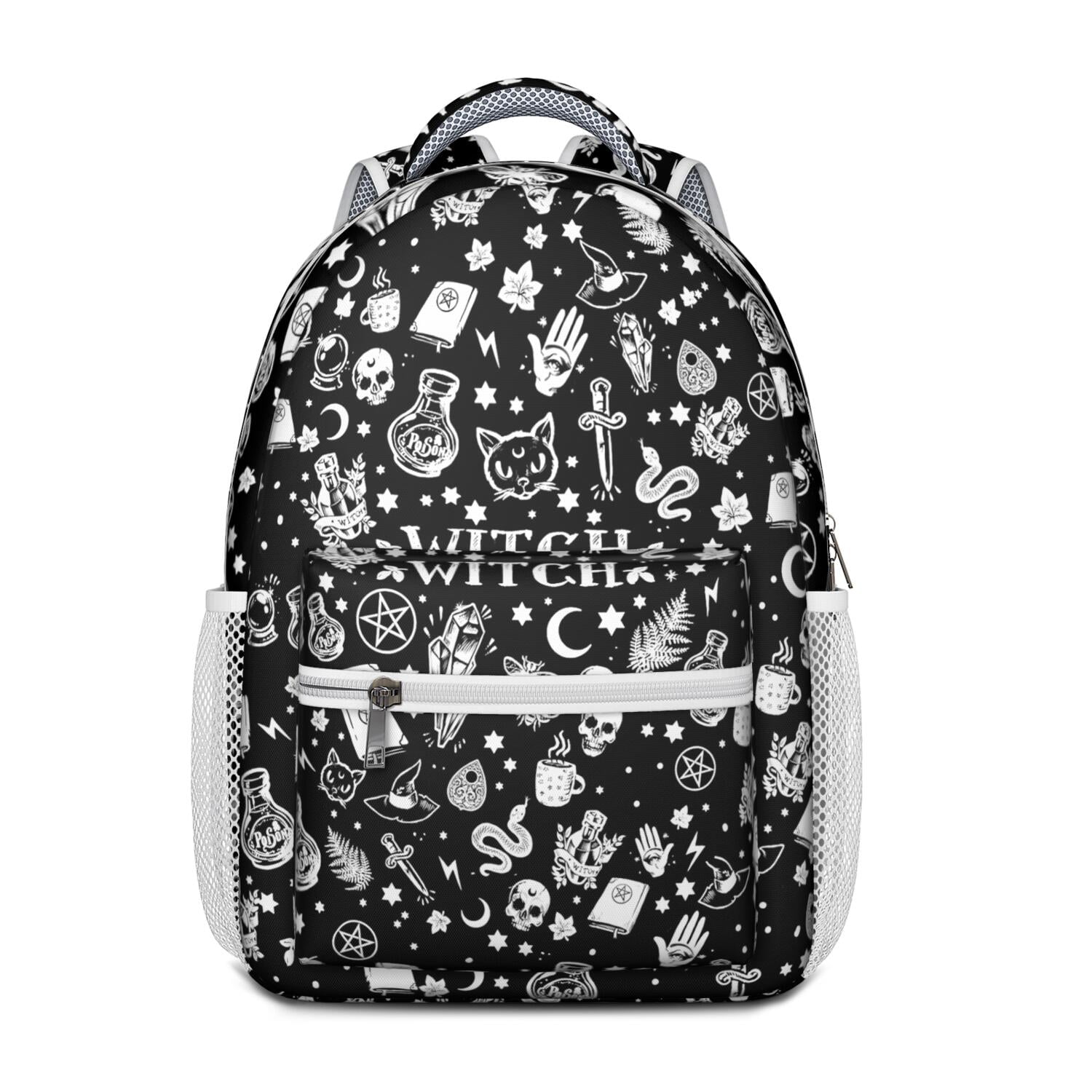 Mystical Celestial Goth Backpack – Dark Moon, Stars, Eclipse & Astral ...