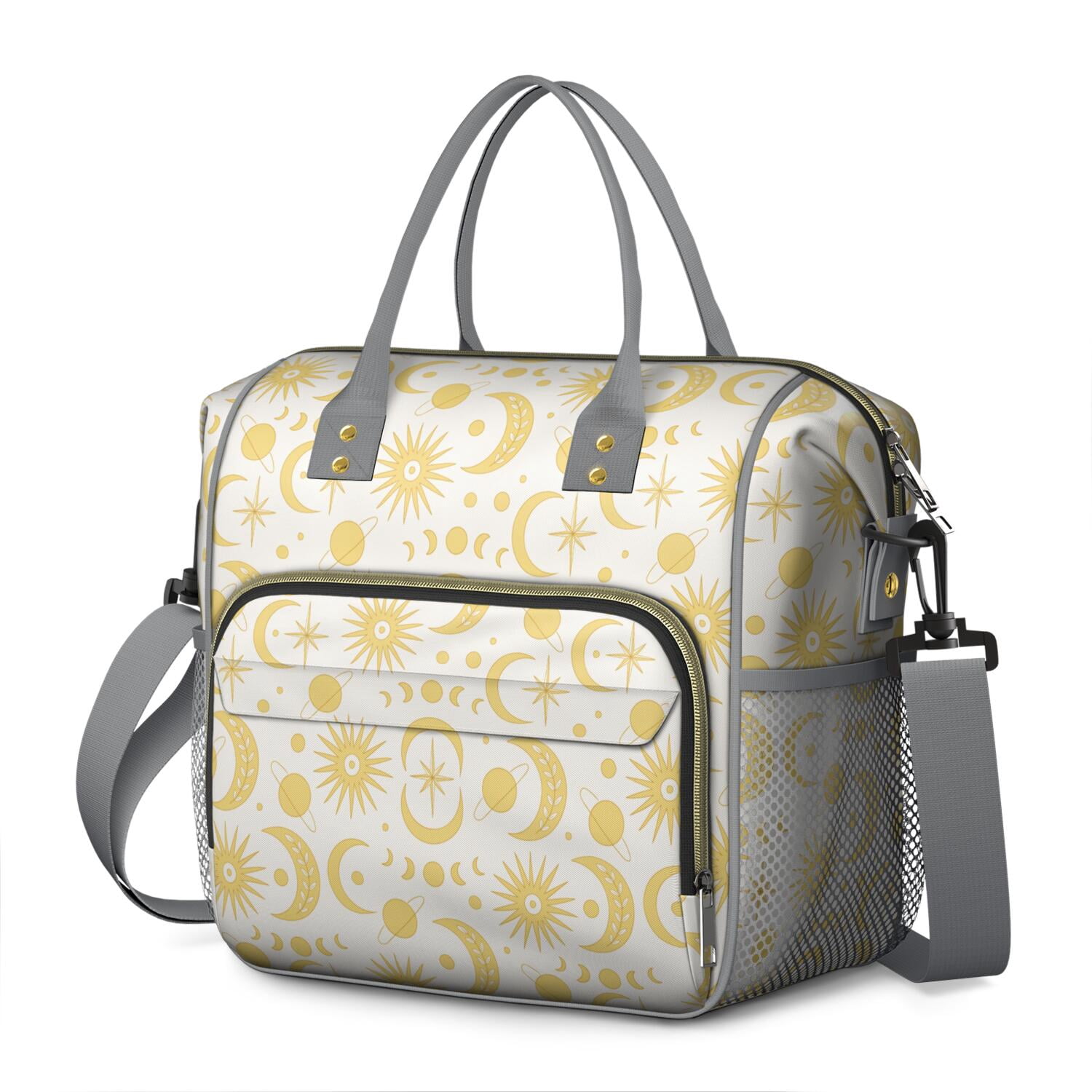 Mystical Celestial Print Lunch Bag – Large Leakproof Cooler Tote with ...
