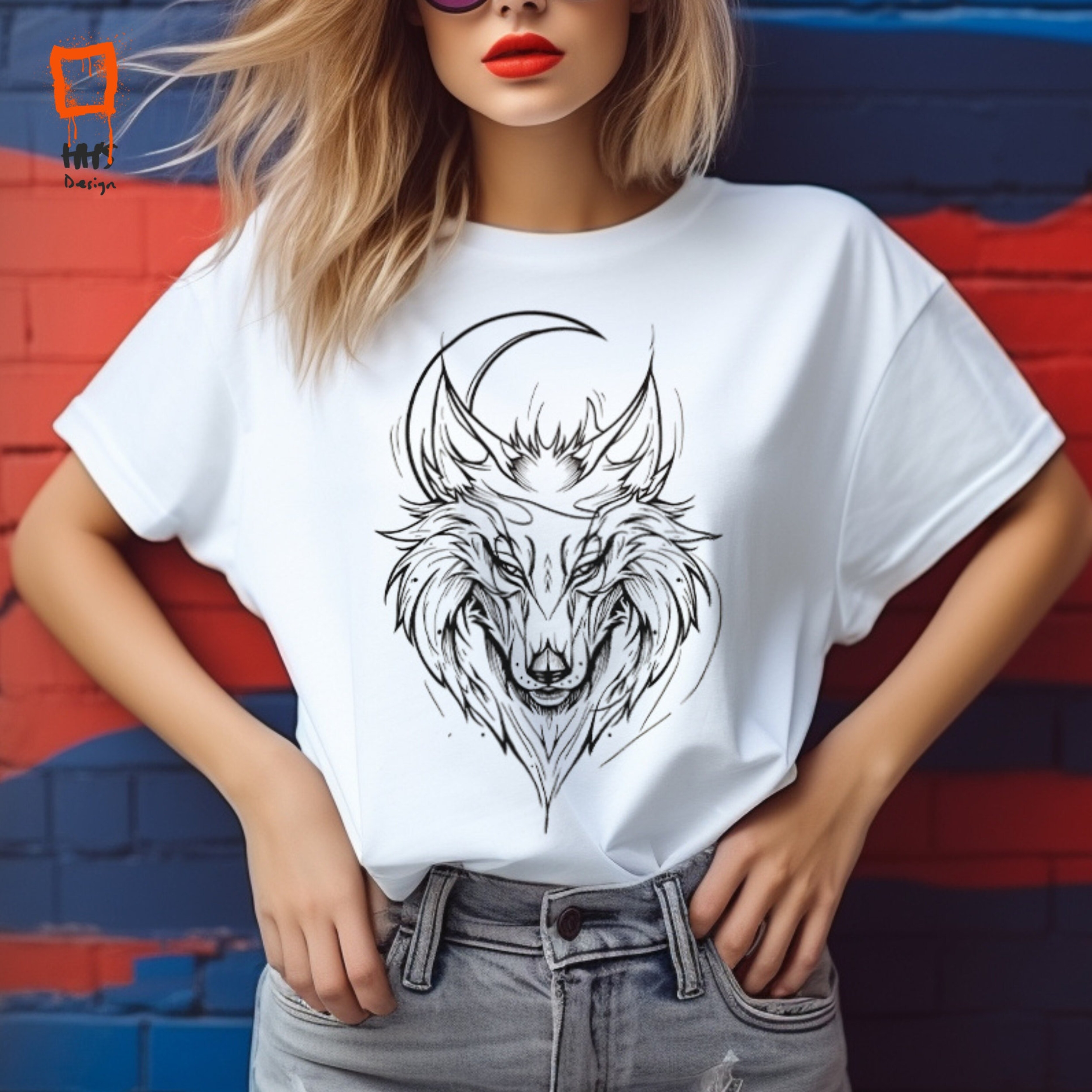 Mystical Creature Graphic T-Shirt - Fantasy Animal Art, Mythical Beast ...