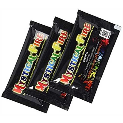 Mystical Fire (3 Pack) Color Changing Packets Fire Pit Fireplace ...