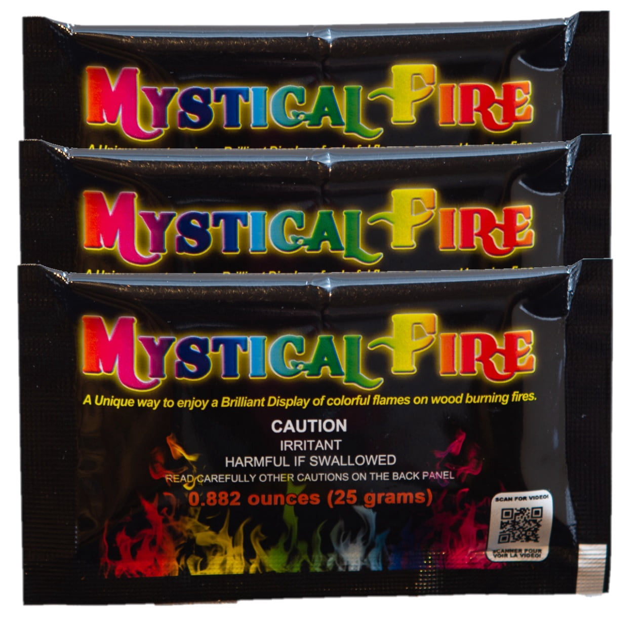 Mystical Fire (3 Pack) - Bonfire & Fire Pit Color Changing Packets for ...