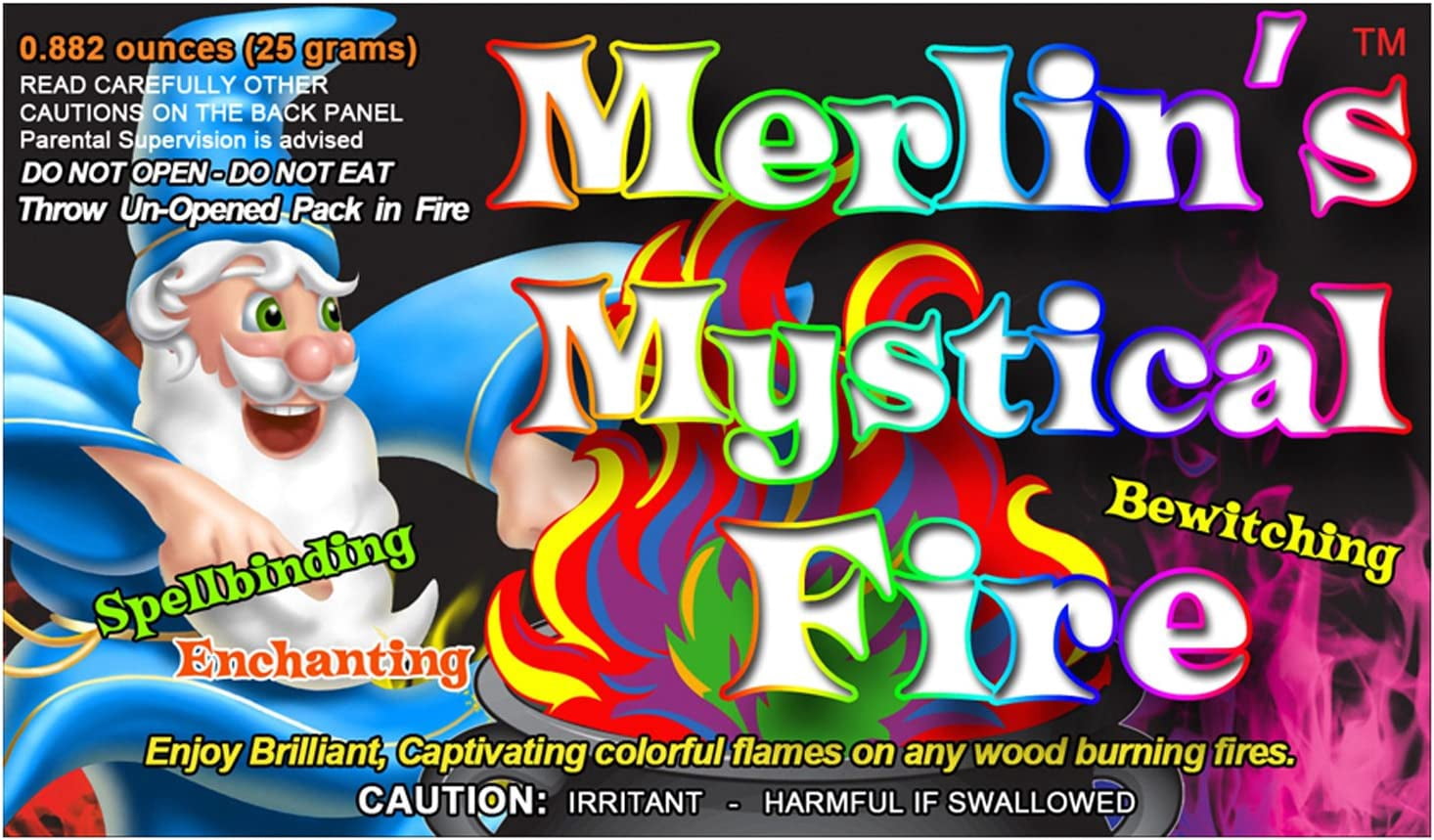 Mystical Fire Merlin’s Fire Flame Colorant Vibrant Long-Lasting ...