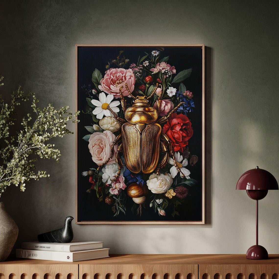 Mystical Forest Nymph Print, Ethereal Nature Spirit Art, Enchanted Fae ...