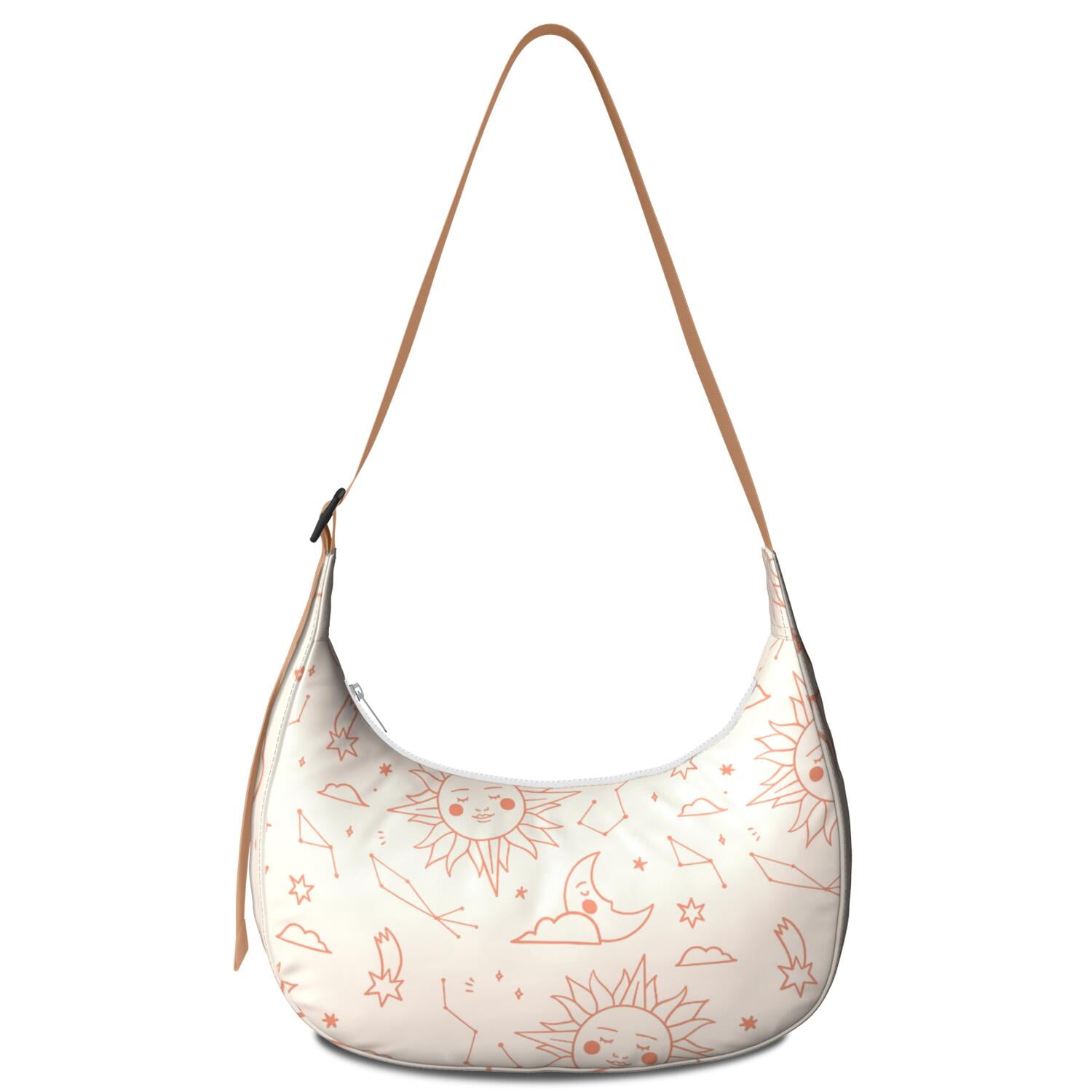 Mystical Gothic Celestial Crossbody Bag, Sun and Moon Astrology Print ...
