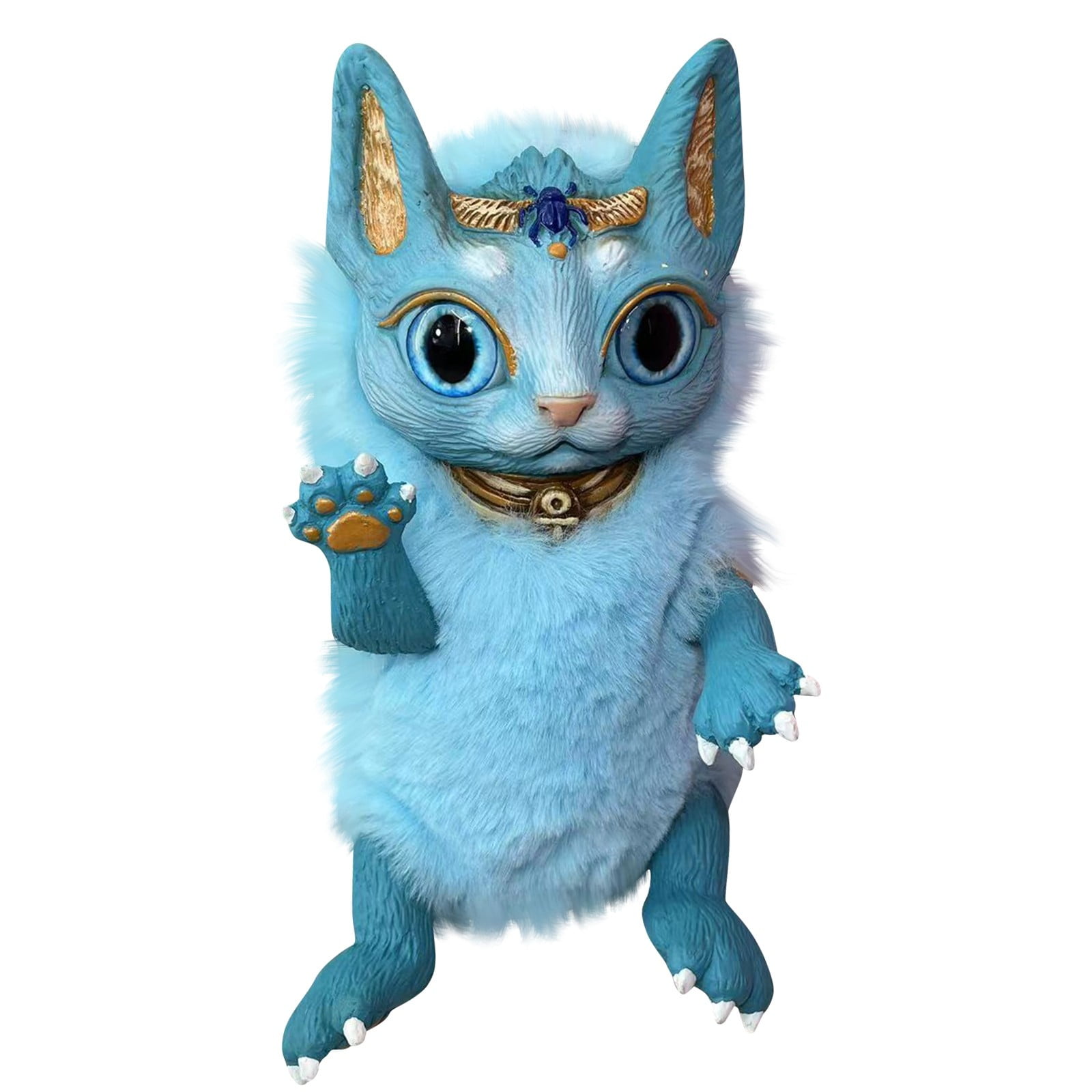 Mystical Halloween Creature Plush, An Artisan Collectible for a Chic ...