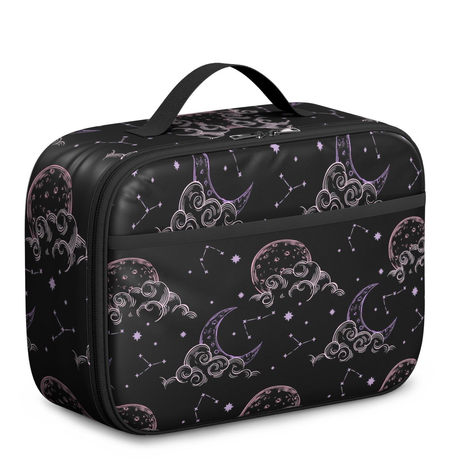 Mystical Lunch Tote – Gothic Celestial Sun Moon Astrology Print Starry ...