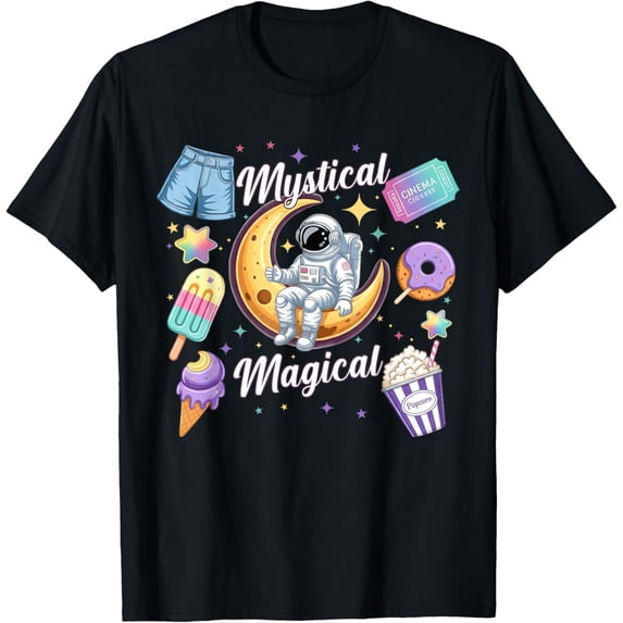 Mystical Magical Retro Aesthetic Space Gifts Men Women Kids T-Shirt ...