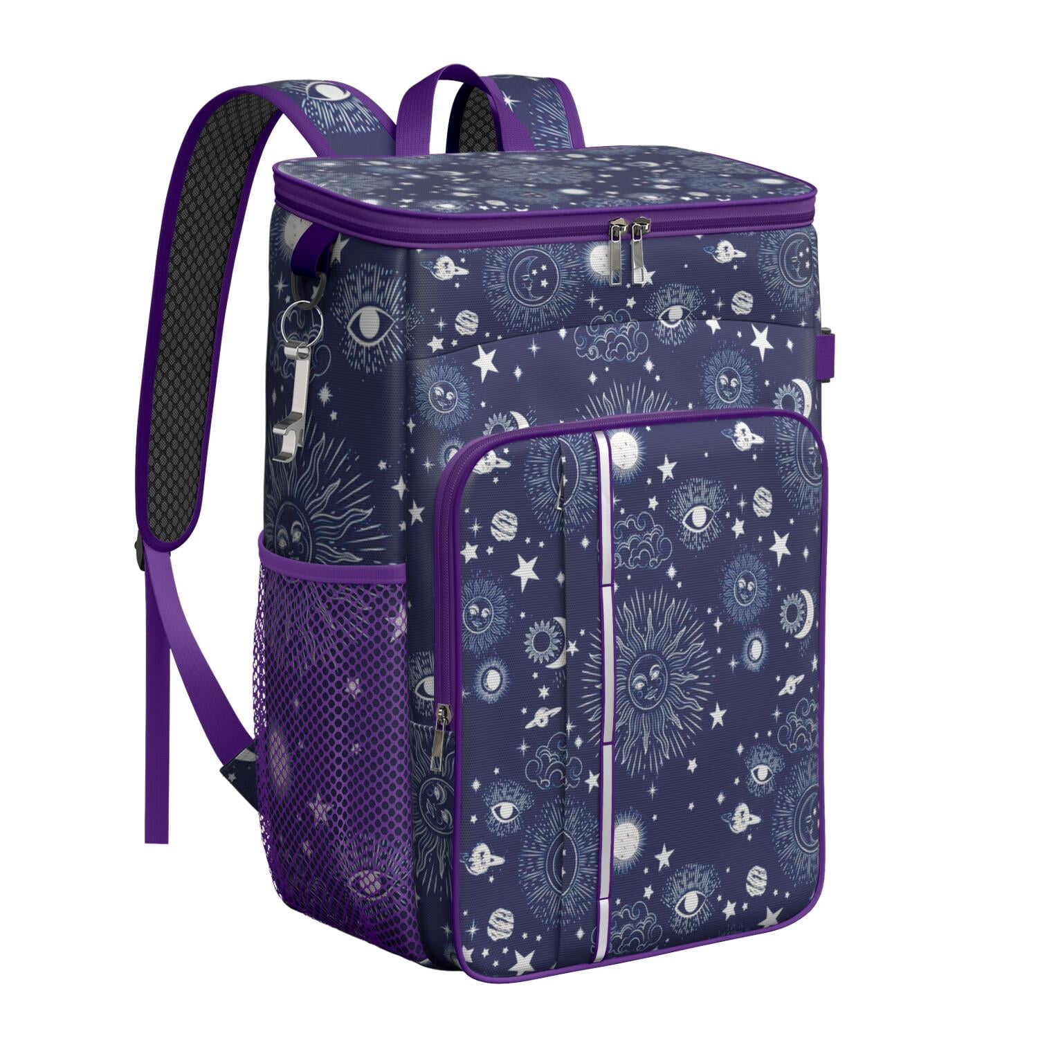 Mystical Moon Phase Backpack Cooler – Leakproof Insulated Cooler Bag ...