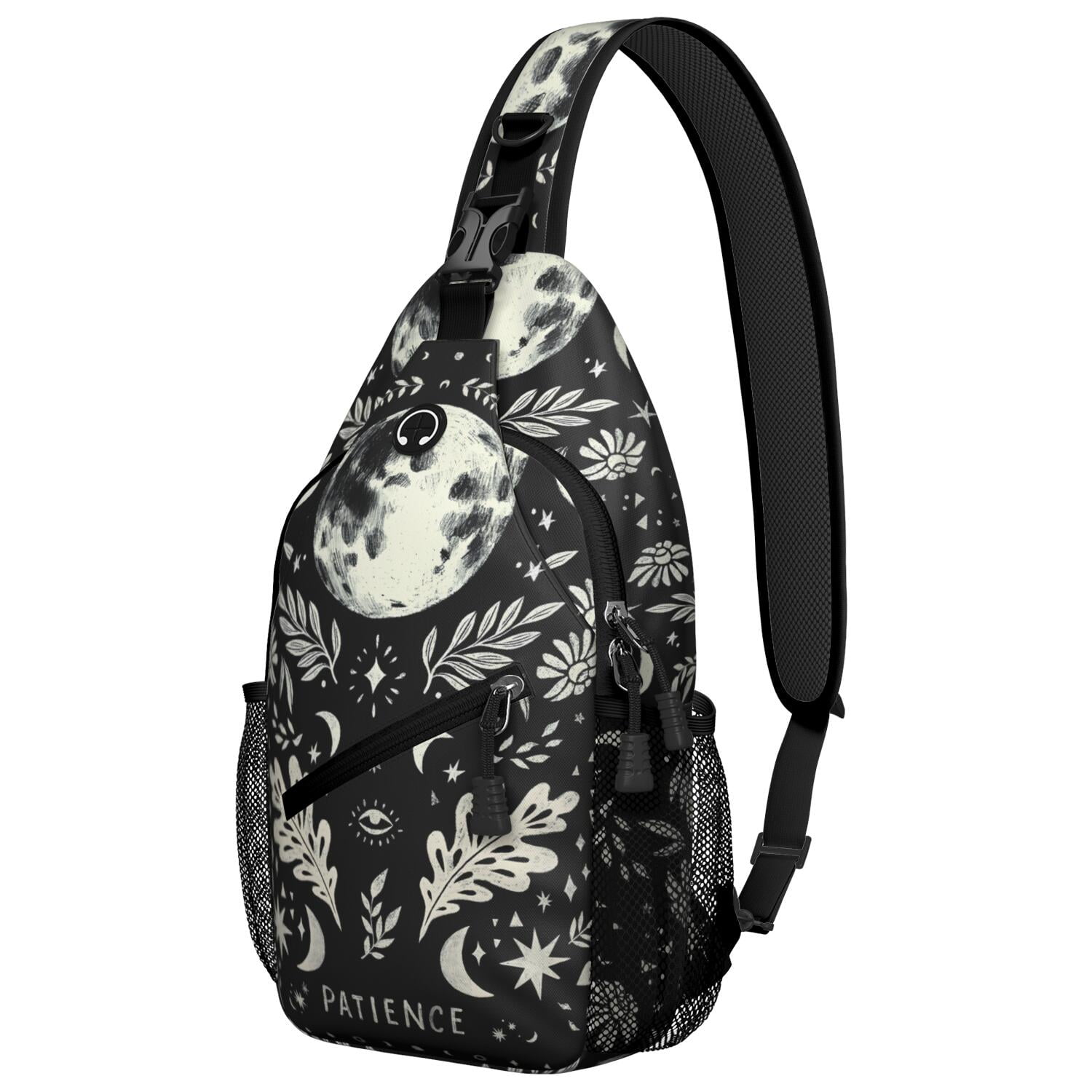 Mystical Night Sky Sling Backpack Gothic Celestial Sunburst ...