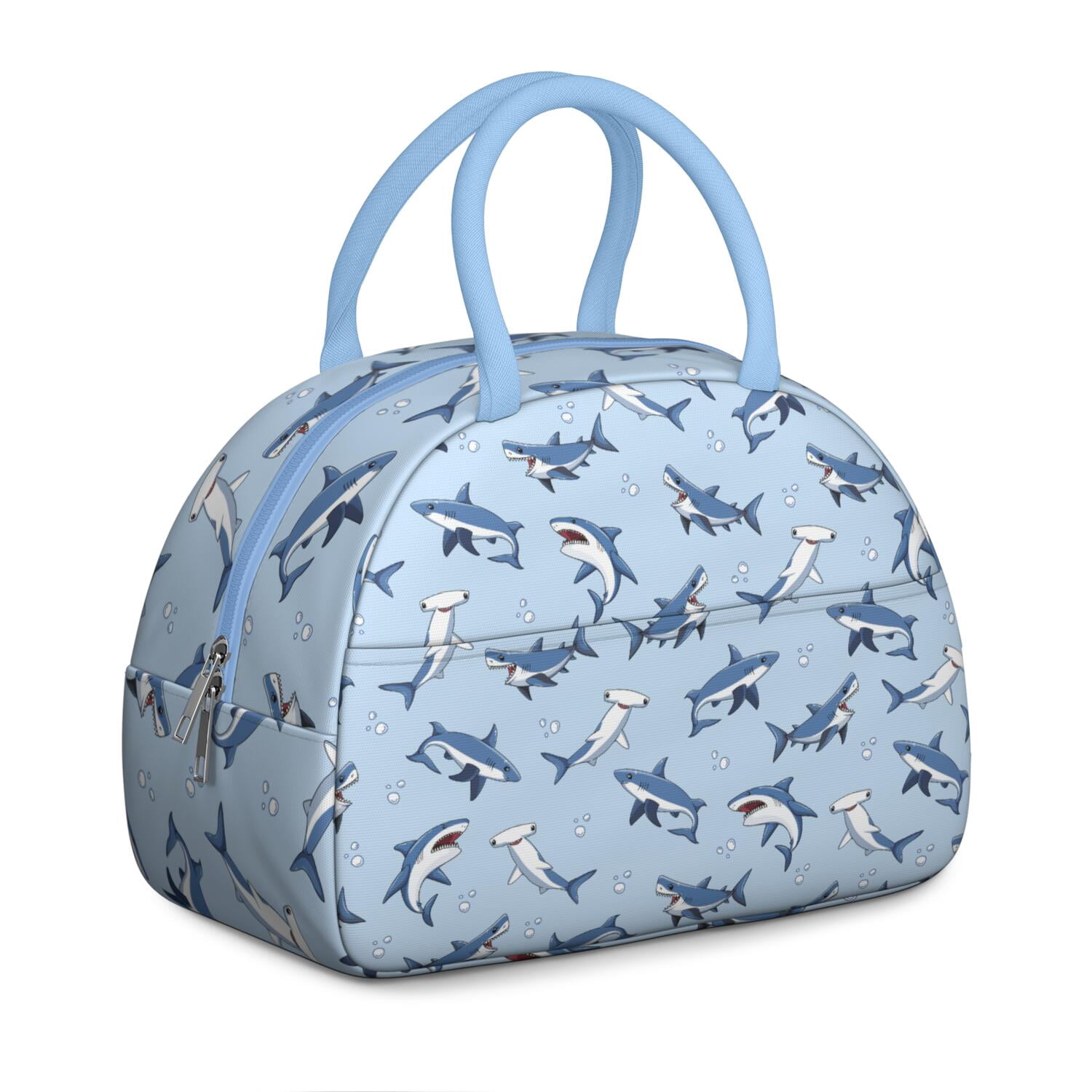 Mystical Ocean Lunch Bag - Enchanted Shark & Dolphin Fantasy, Thermal ...