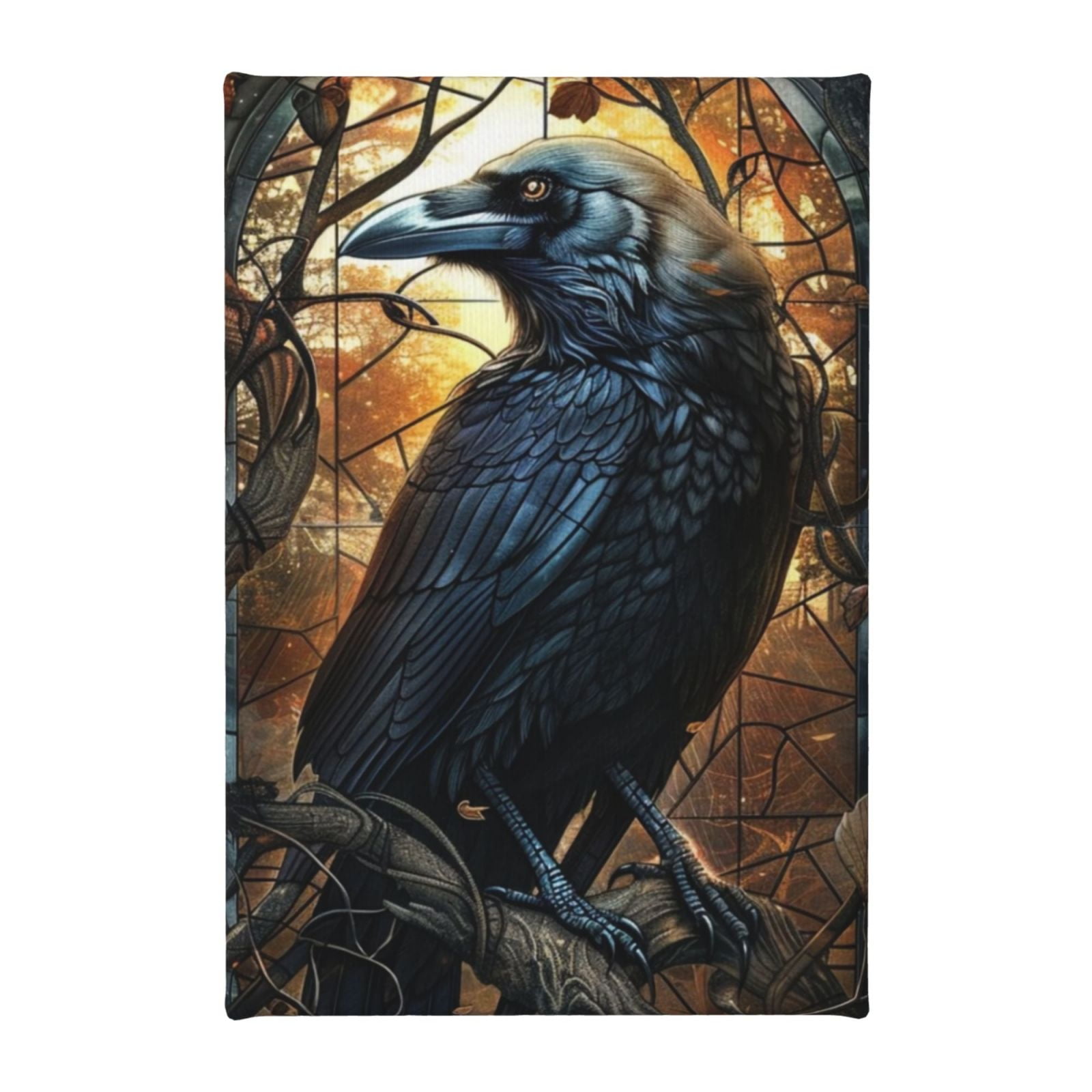 Mystical Raven and Full Frameless Canvas Decorative Painting ...