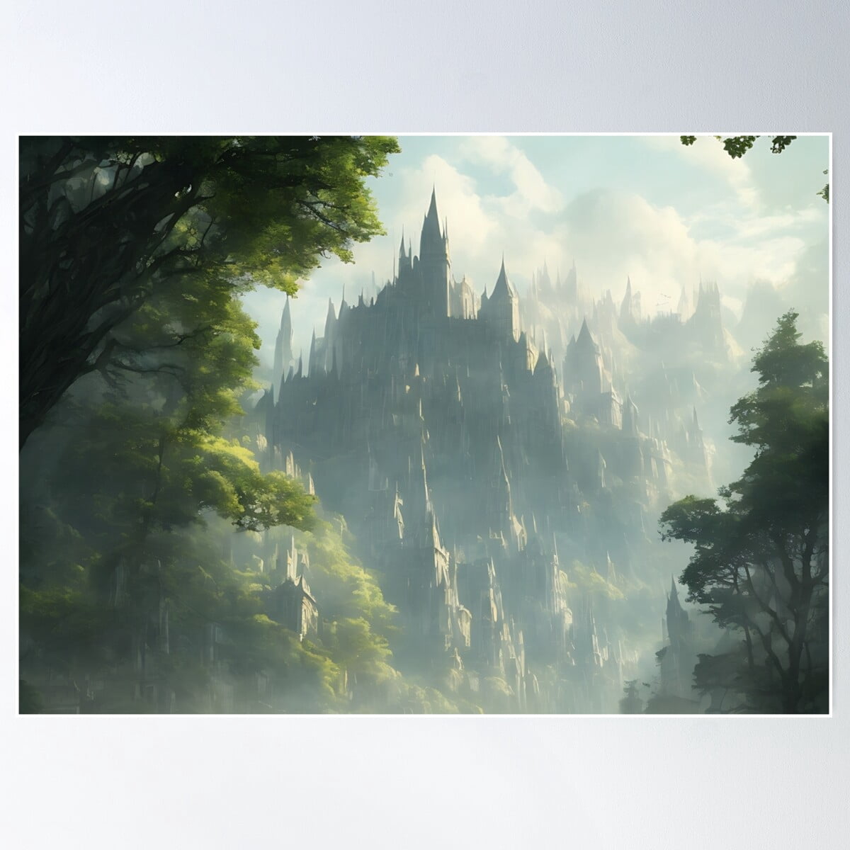 Mystical Realm Landscape Poster, 8x12 UNFRAMED - Walmart.com