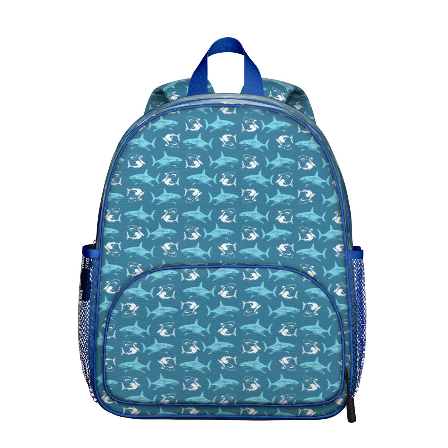 Mystical Shark Student Backpack - Durable Oxford Fabric School Backpack ...