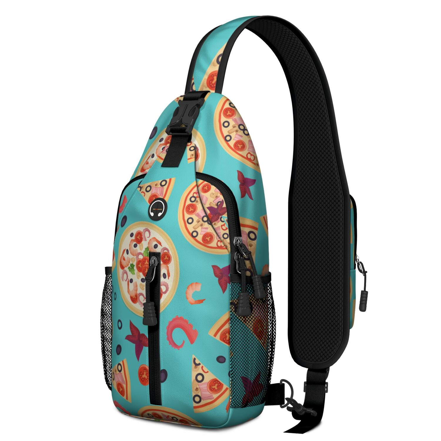 Mystical Solar and Lunar Eclipse Design Sling Backpack – Durable, Water ...