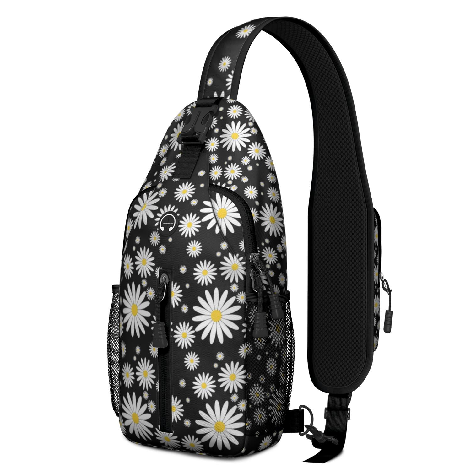 Mystical Solar and Lunar Eclipse Design Sling Backpack – Durable, Water ...