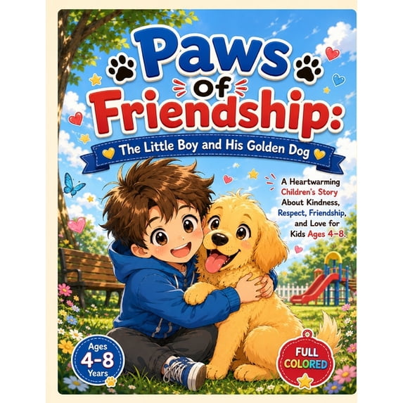 Mystical Stories Paws of Friendship: The Little Boy and His Golden Dog ...