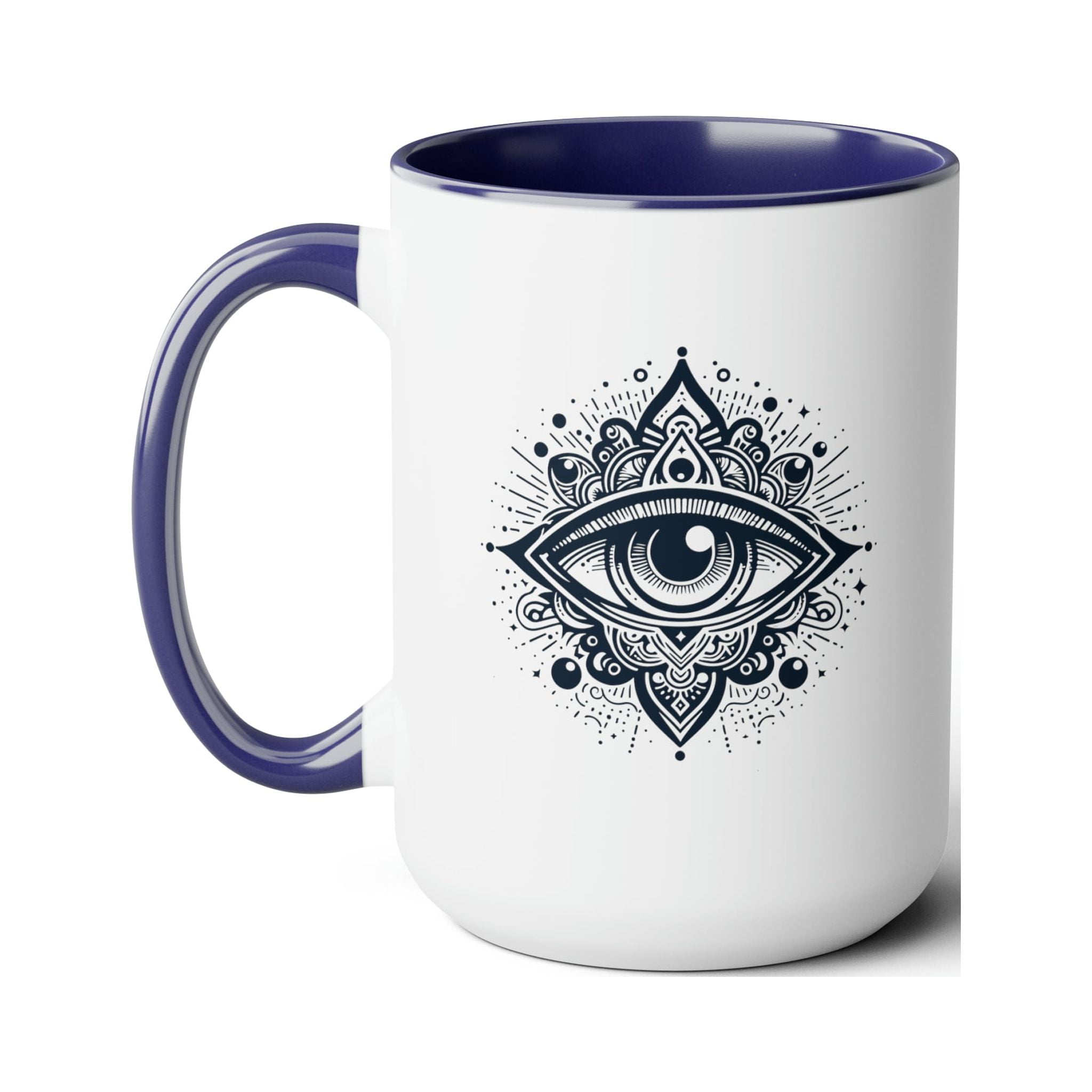 Mystical Third Eye Spiritual Two-Tone Coffee Mugs, 15oz - Walmart.com