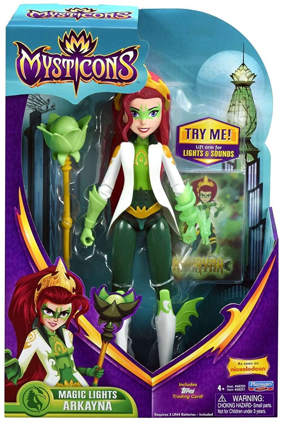Mysticons Magic Lights Deluxe Action Figure, Arkayna - Walmart.com