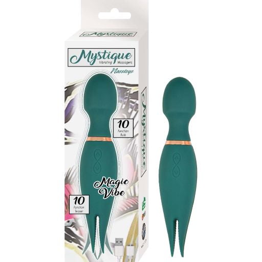 Mystique Vibrating Magic Wand Green - Walmart.com