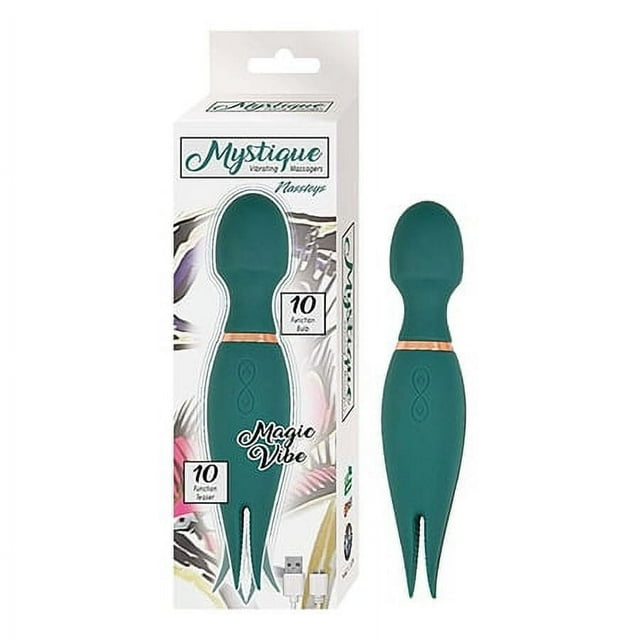 Mystique Vibrating Magic Wand Green - Walmart.com