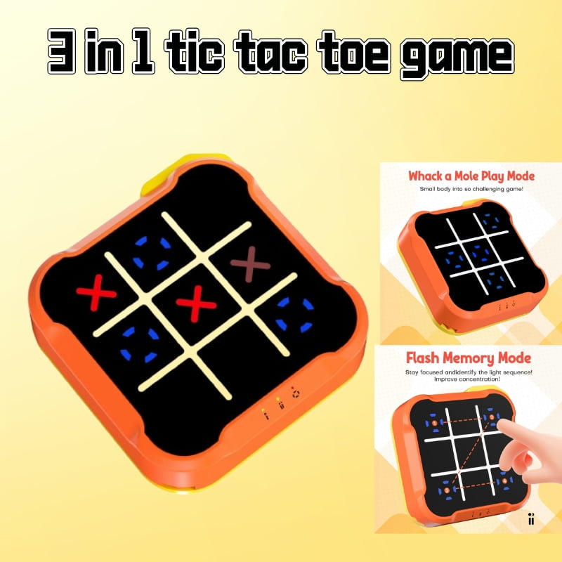 Mytactoe, Mytactoe Game, 3 in 1 Tic Tac Toe, Rechargeable Electronic ...