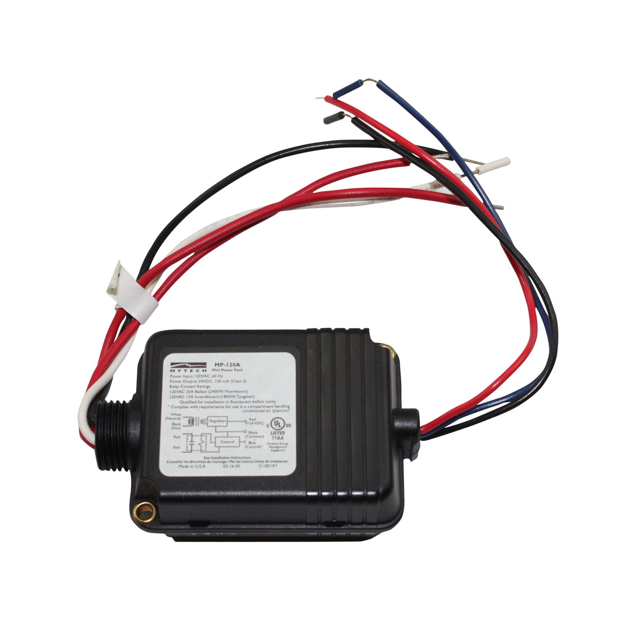 Mytech Hubbell MP 120A Mini Power Pack Lighting with 120VAC LightOwl ...