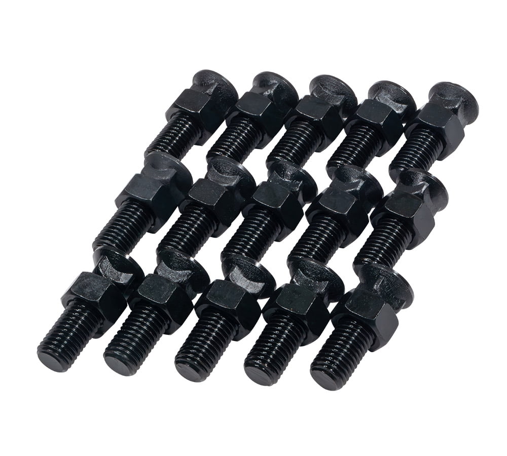 Mytee Products 15 Pack Blades Cutting Edge Plow Bolts & Nuts 3/4"-10 x ...