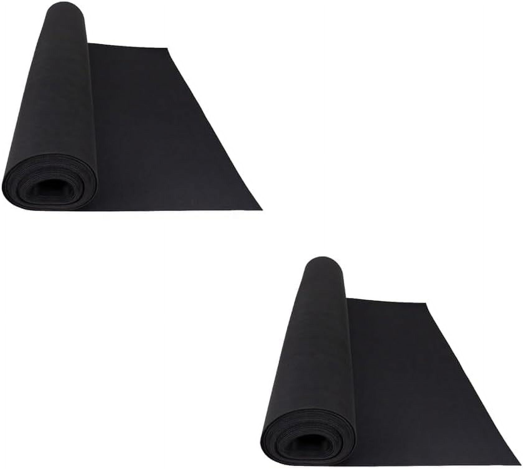 Mytee Products 20' x 27" Black Neoprene Floor Runner, 2 Pack - Non Skid ...
