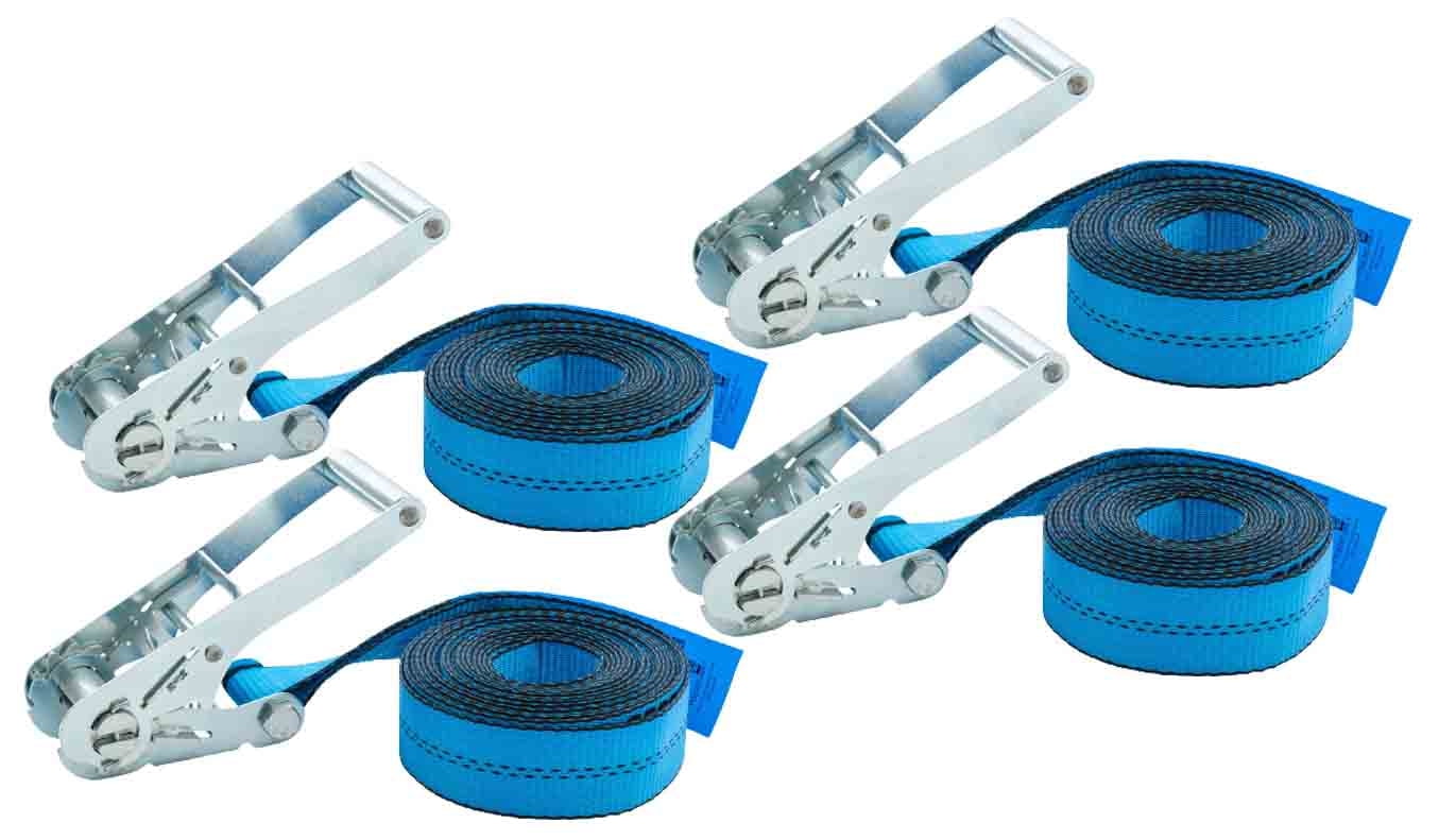 Mytee Products (4 Pack) 2 Inch x 20 Ft Endless Ratchet Straps - Heavy ...
