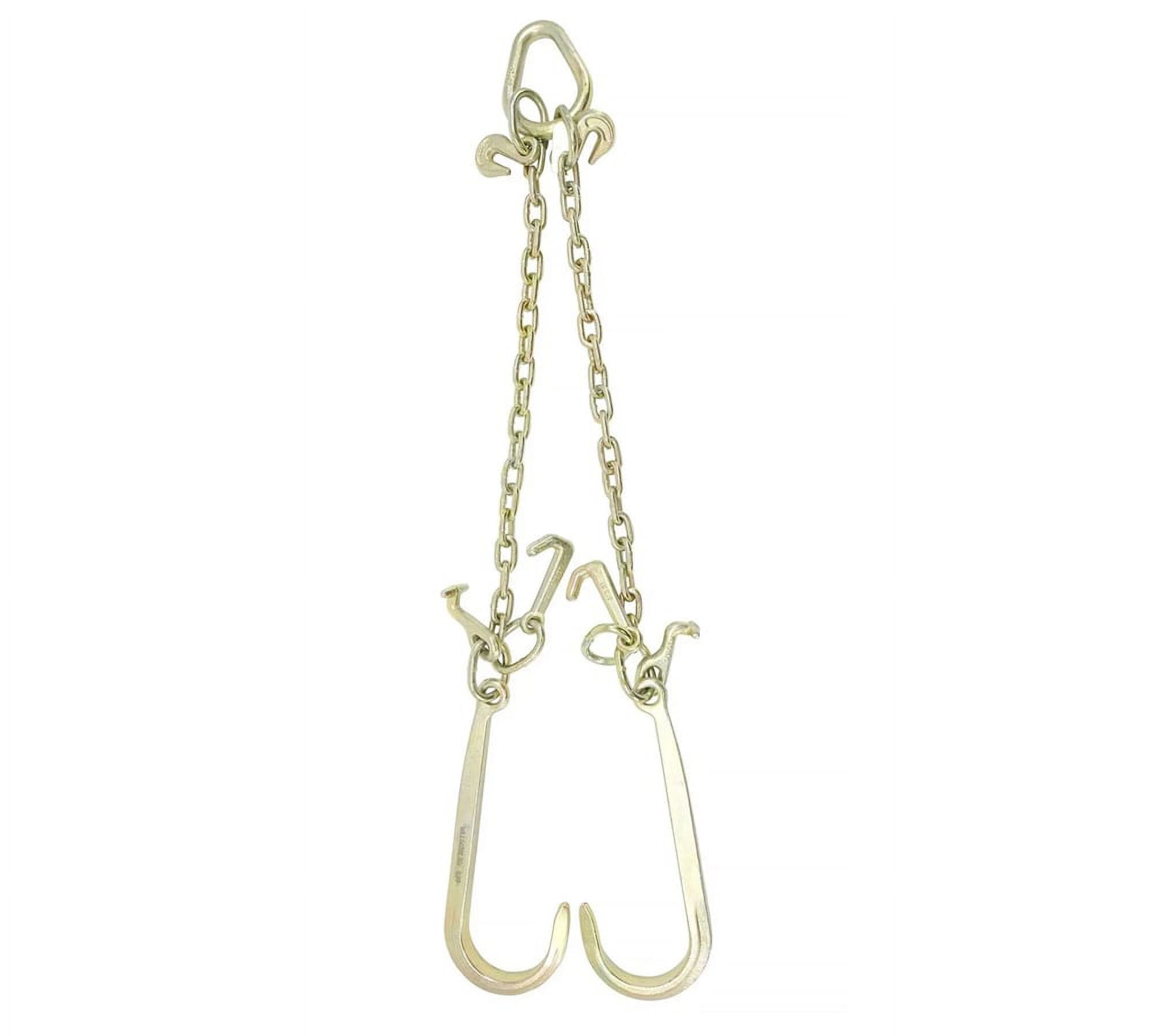 Mytee Products 5/16"x3' Leg Grade 70 V-Chain Bridle Tow w/ 15" Large ...