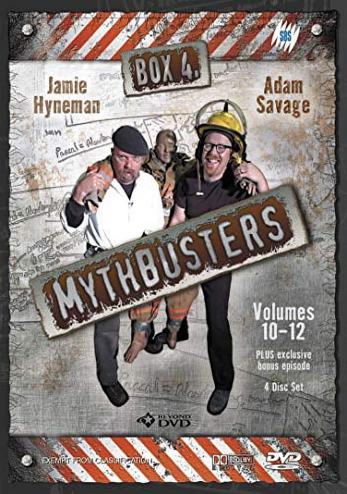 MythBusters (Volumes 10-12) 4-DVD Set [ NON-USA FORMAT, PAL, Reg.4 ...