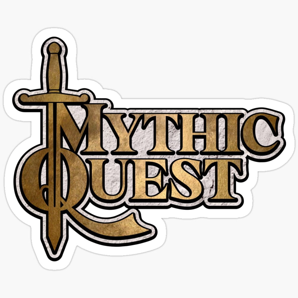 Mythic Quest Fan Logo Sticker Phone Decal Water Bottle Stickers Car ...